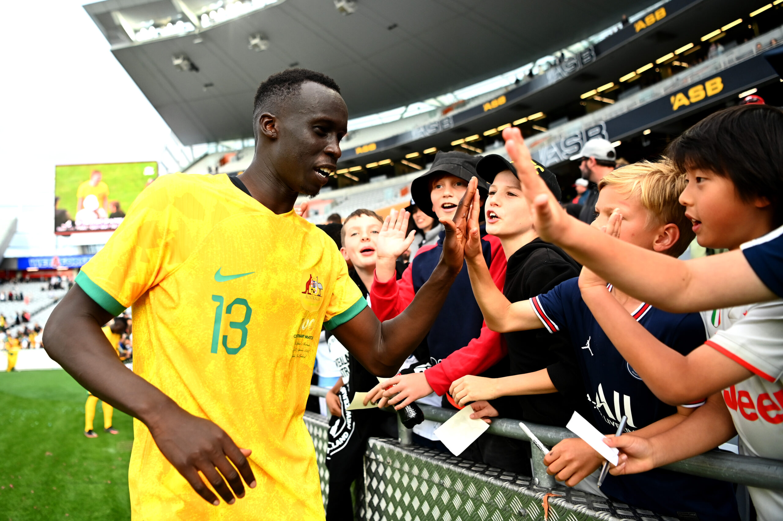 South Sudanese refugee Deng makes Australia’s World Cup squad ...