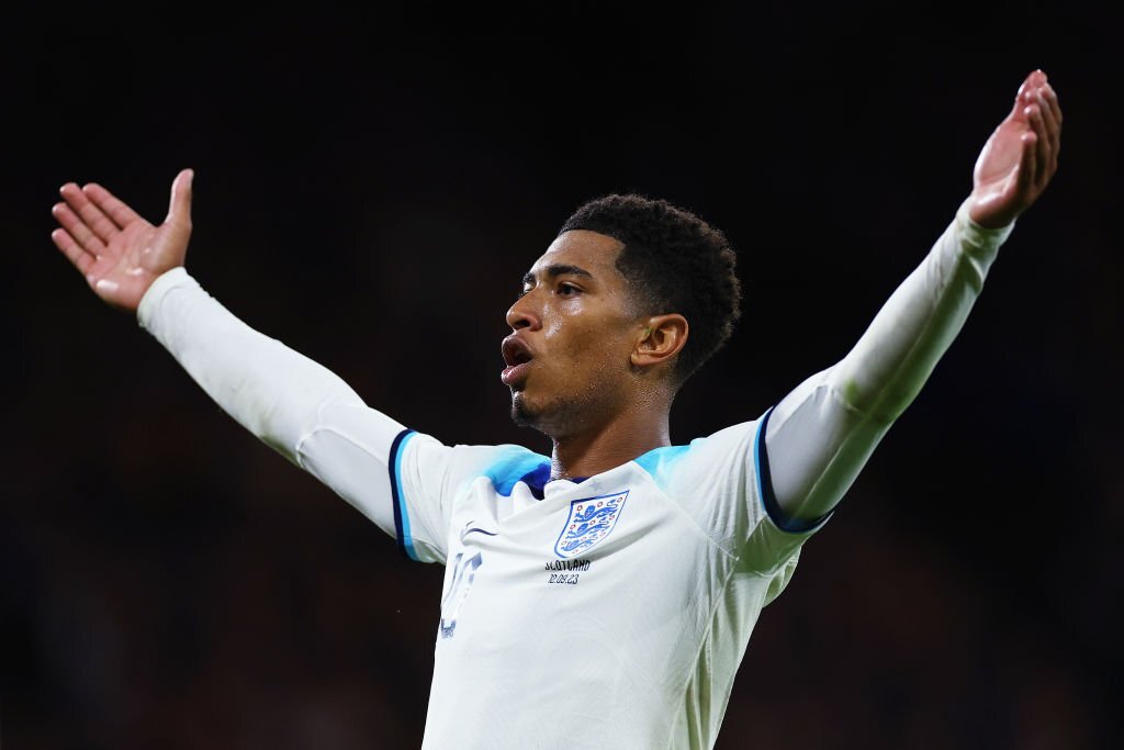 Bellingham equals 44-year record in England win over Scotland ...