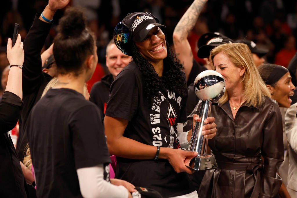 WNBA: Wilson wins Finals MVP as Aces beat Liberty to win back-to-back ...