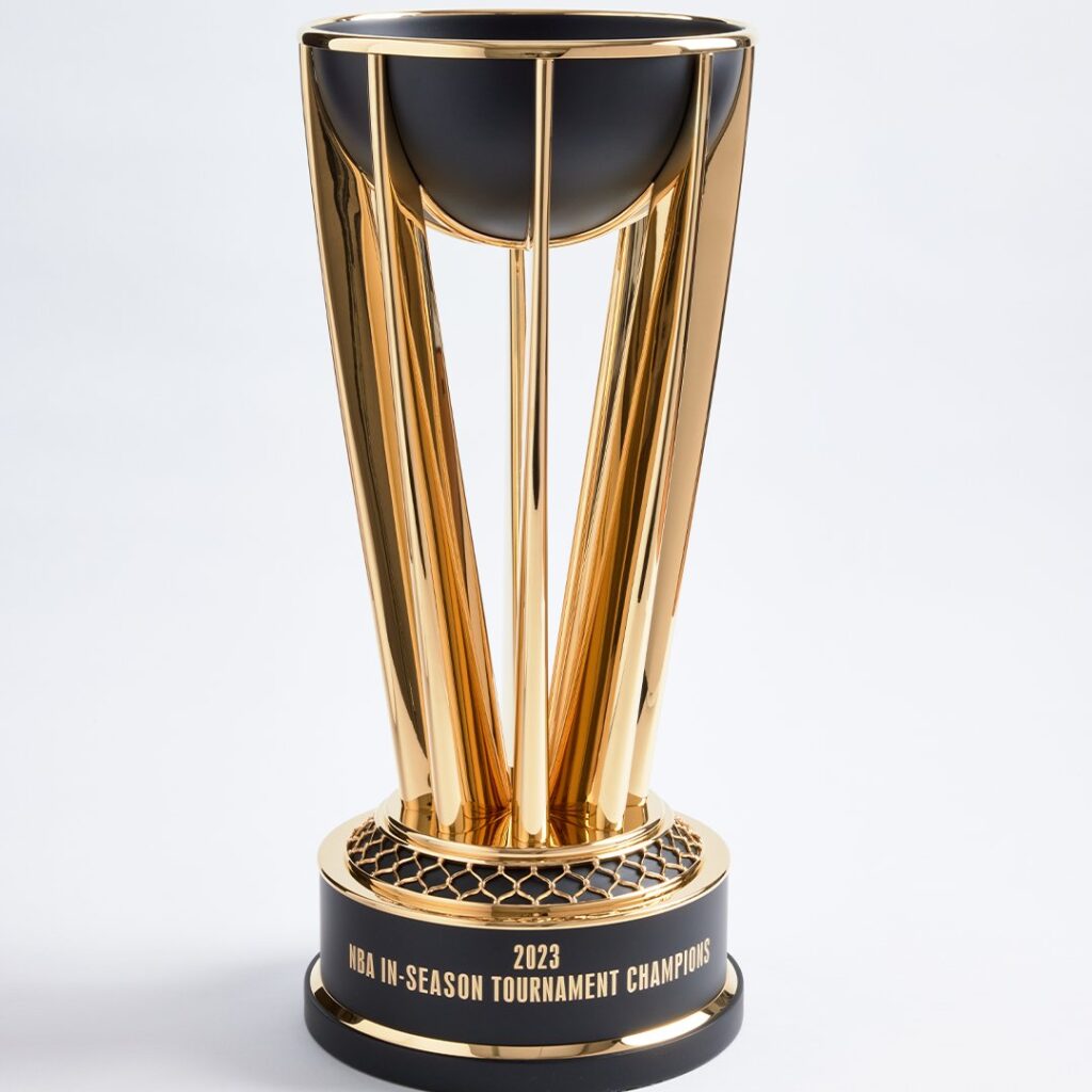 NBA unveils new trophies, medals for first-ever In-Season Tournament ...