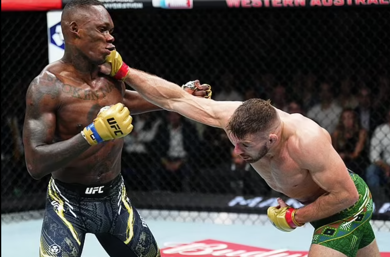 UFC 305: Adesanya beaten by Du Plessis as South African retains ...